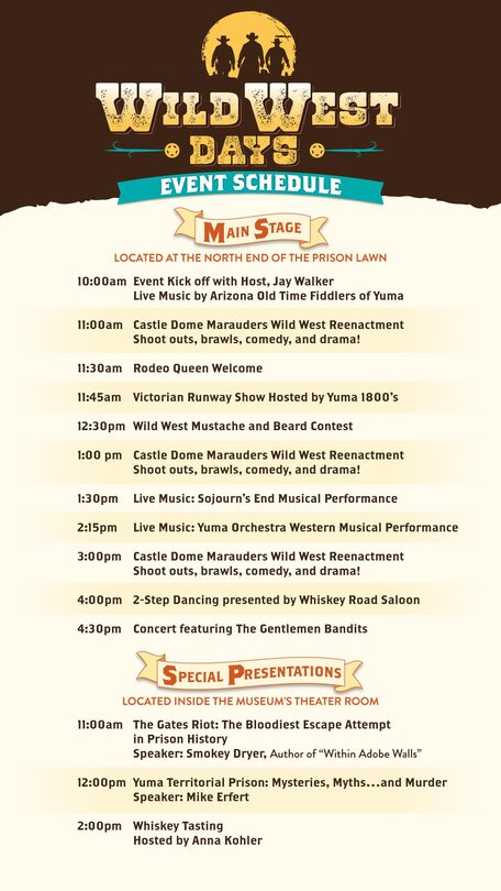 Wild West Days - Yuma Territorial Prison State Park, Museum & Exhibits ...